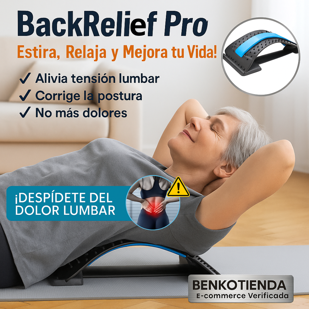 BackRelief Pro™ – Estira, Relaja y Mejora tu Vida! – BenkoTienda